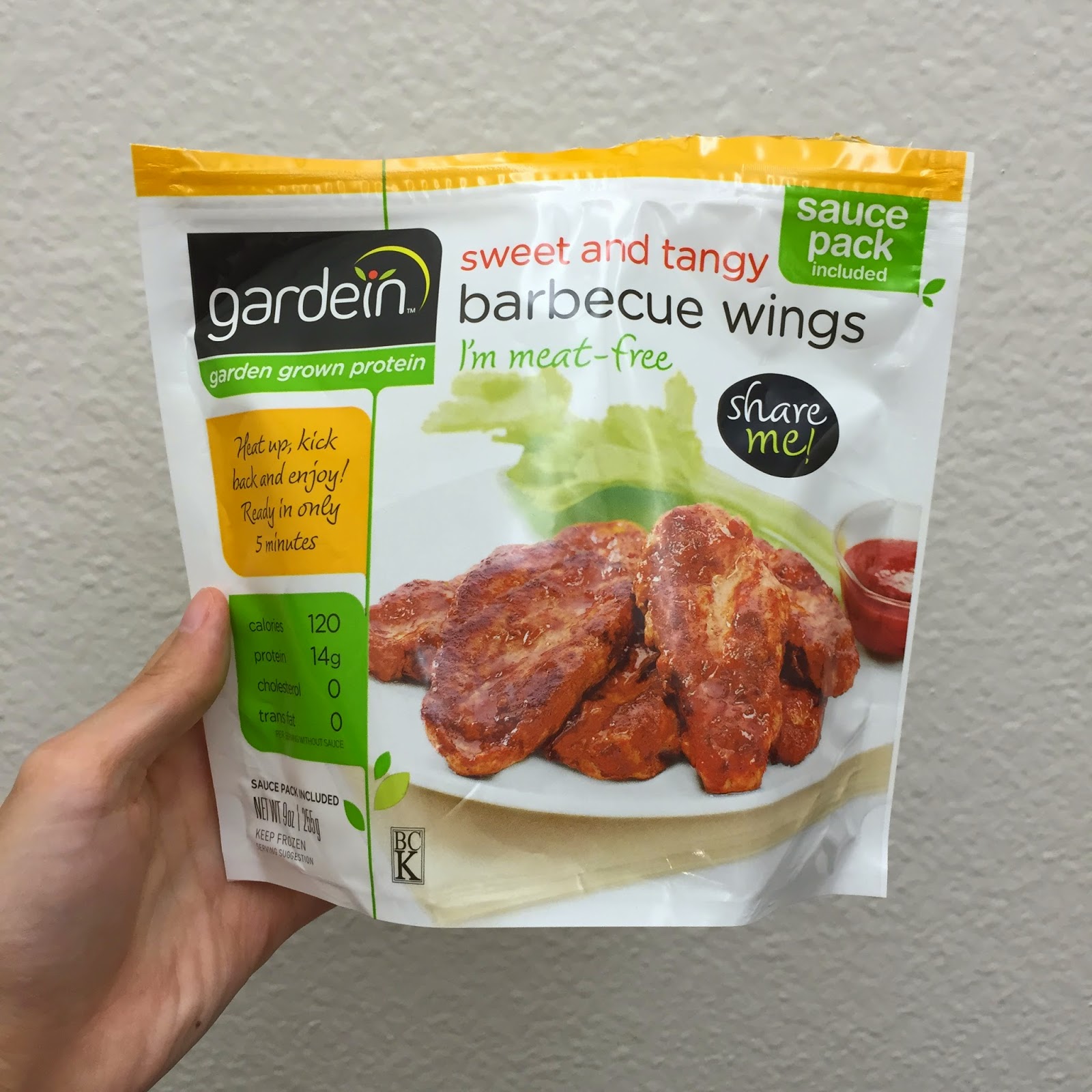The Korean Vegan: Product Review: Gardein Sweet and Tangy Barbecue Wings