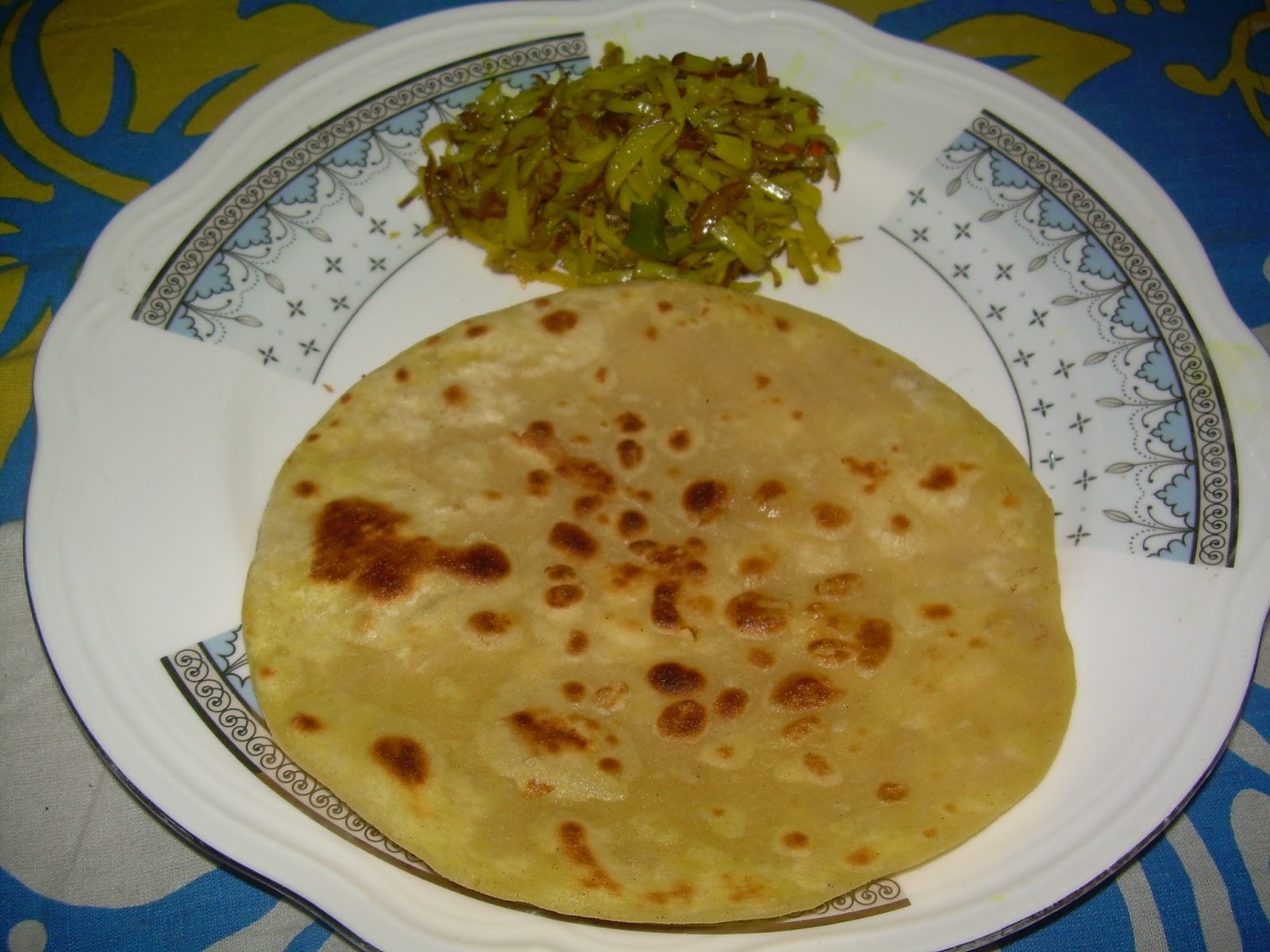 Tasty Recipe 4 U: Khasta porota with alu vaji