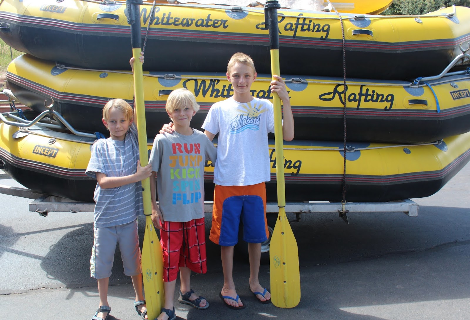 Moore Minutes: Summertime RIVER RAFT Birthday Party and Whitewater ...