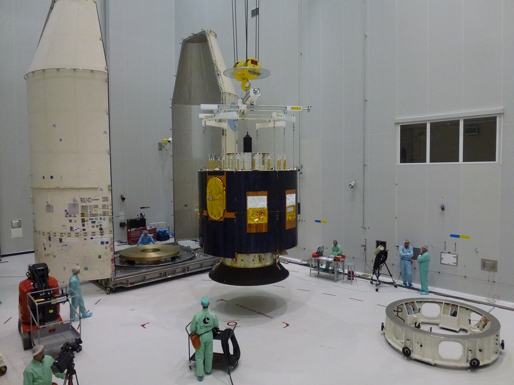 MSG-3 Launch Campaign: MSG-3 moved to the BAF!