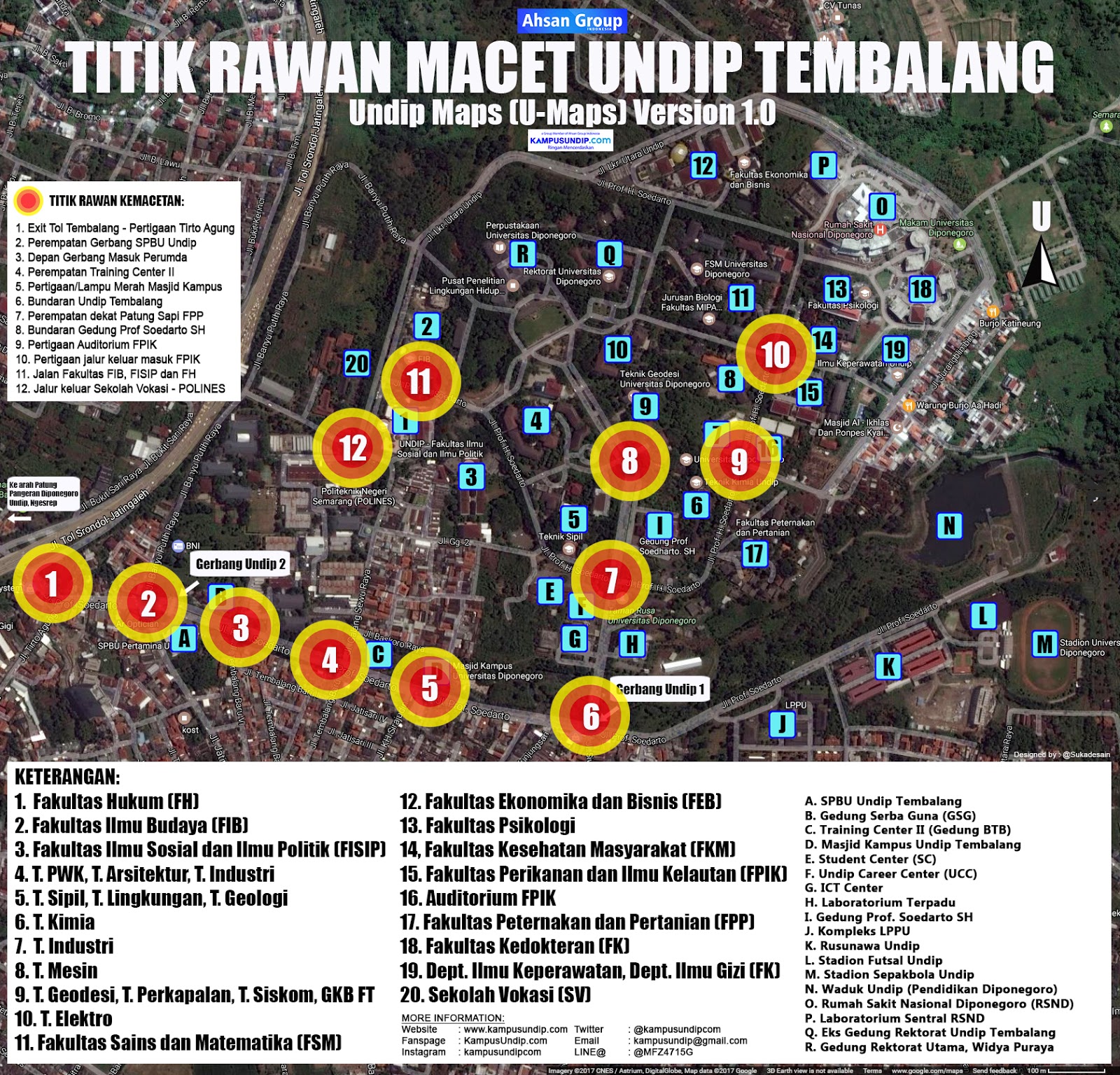 Bimbel Masuk Vokasi UGM Jogja: Denah Lokasi Sekolah Vokasi Ugm