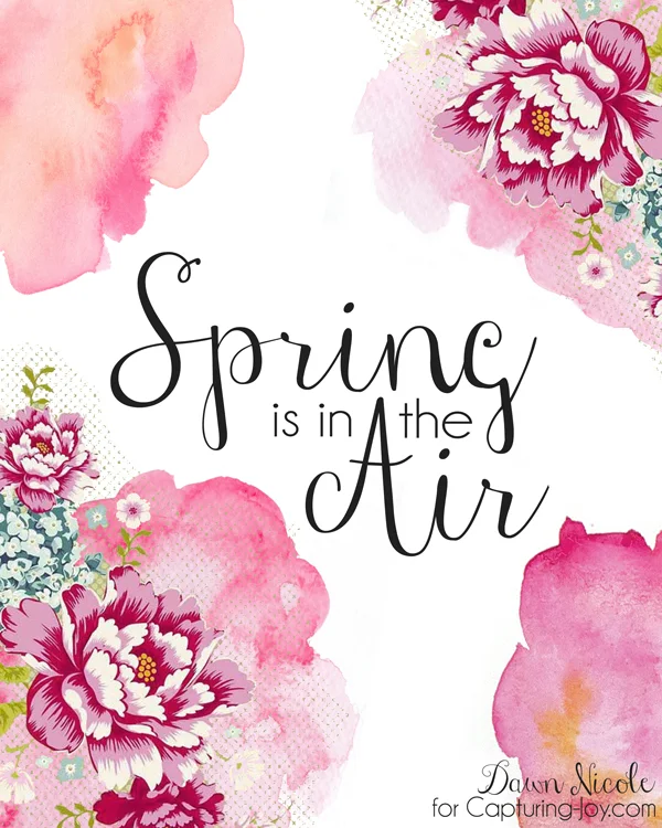 Ten Beautiful (Free!) Spring Printables | Thrifty Decor Chick | Thrifty ...