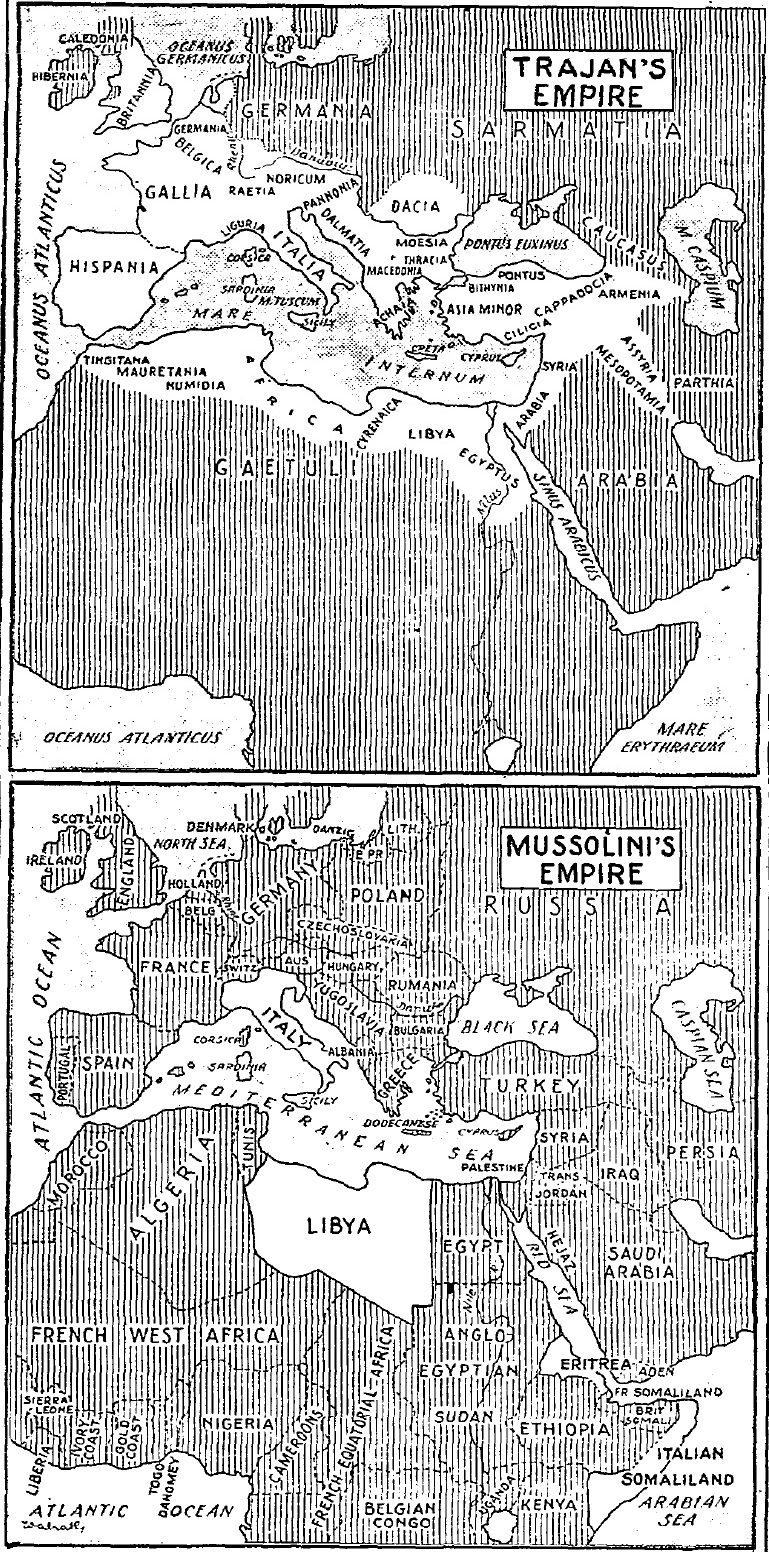 1935. Fascist Italy Dreams of a New Roman Empire