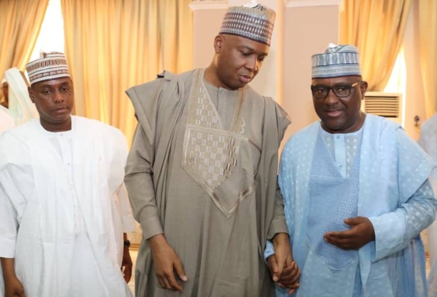 Faces As Senate President Saraki Pays Condolence Visit To Late Khalifa ...