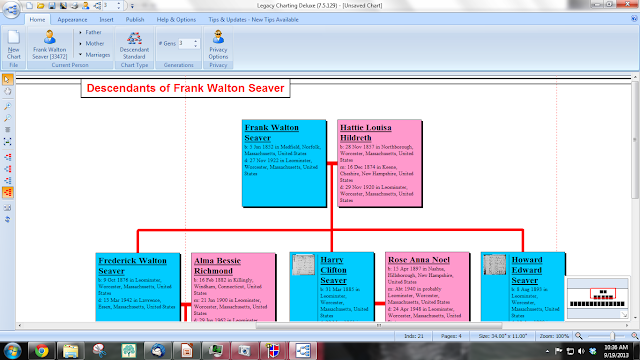 Genea-Musings: Making a Descendants Chart Using Legacy Family Tree 7.5