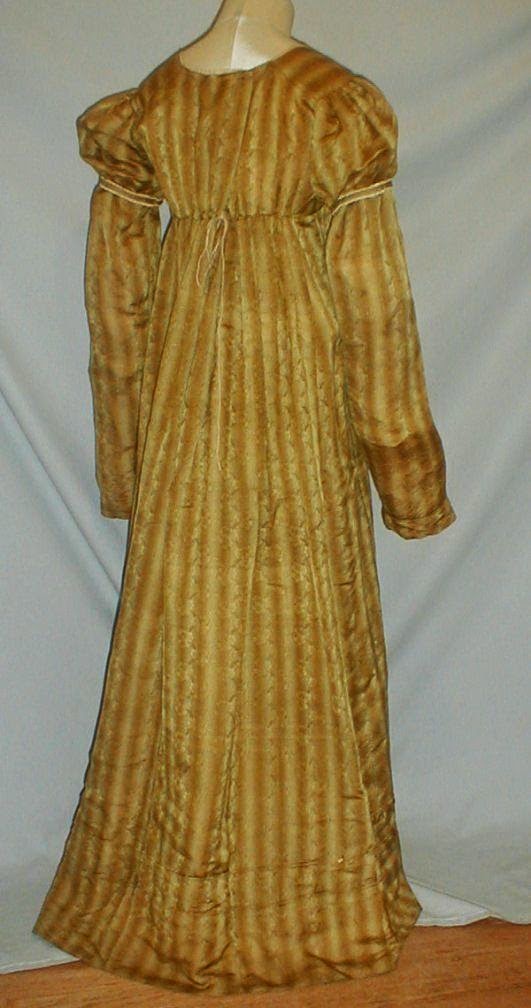 All The Pretty Dresses: Early 1810's Regency Striped Dress