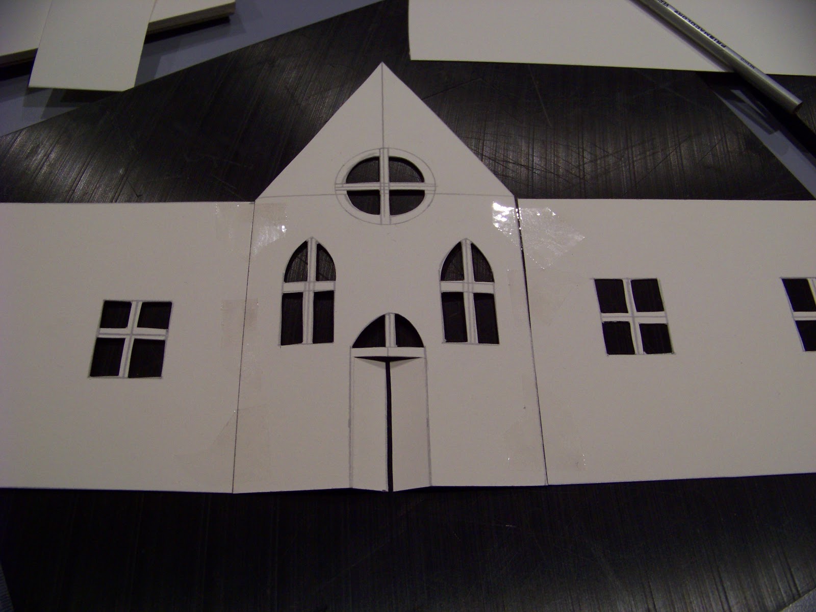 Iron Oak Farm: DIY Vintage Paper Church