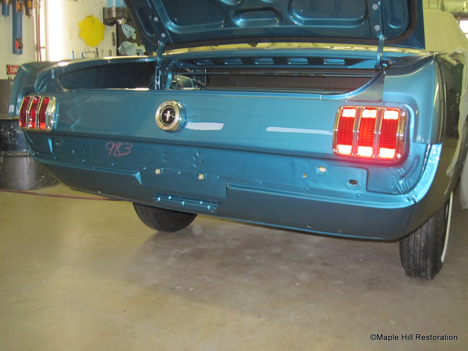 Virginia Classic Mustang Blog: Just the Details...1965 Mustang Restoration