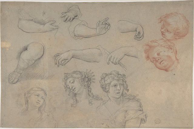 Spencer Alley: Baroque Figure Drawings of Unknown Authorship