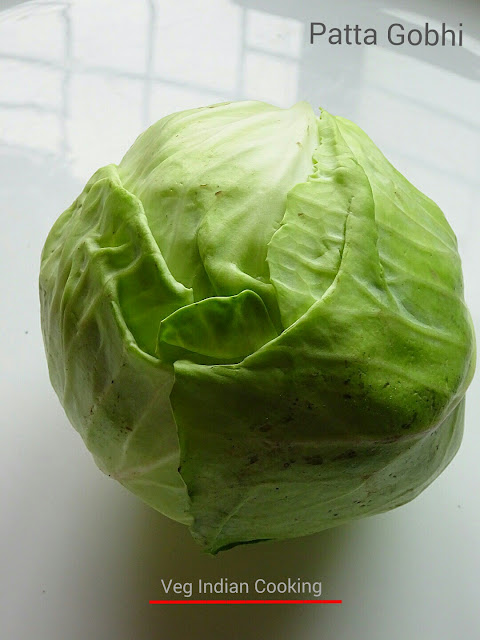 Veg Indian Cooking: Cabbage Stir Fry