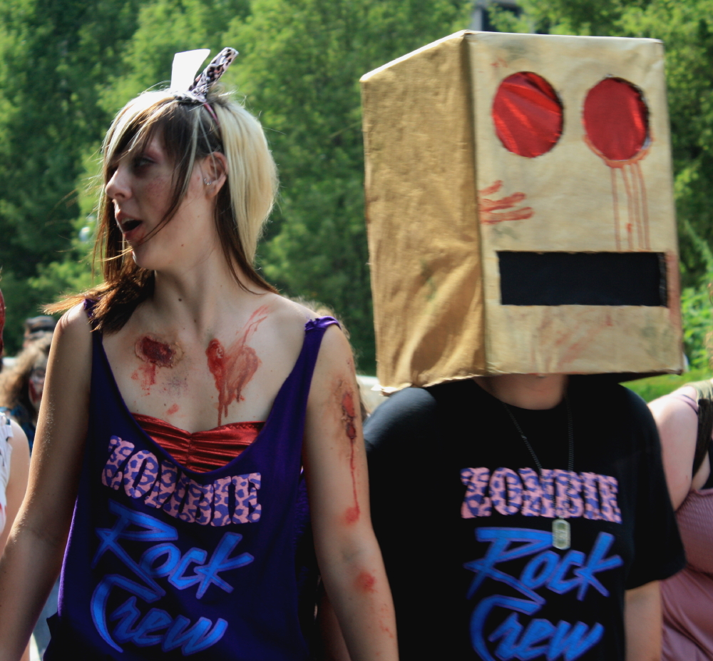 Shooting Down the Middle of the Road: Zombie March Chicago 2012 - Post ...