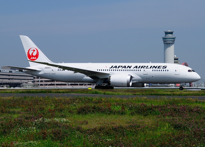 Flyingphotos Magazine News: JAL JAPAN AIRLINES - B787-8, JA826J