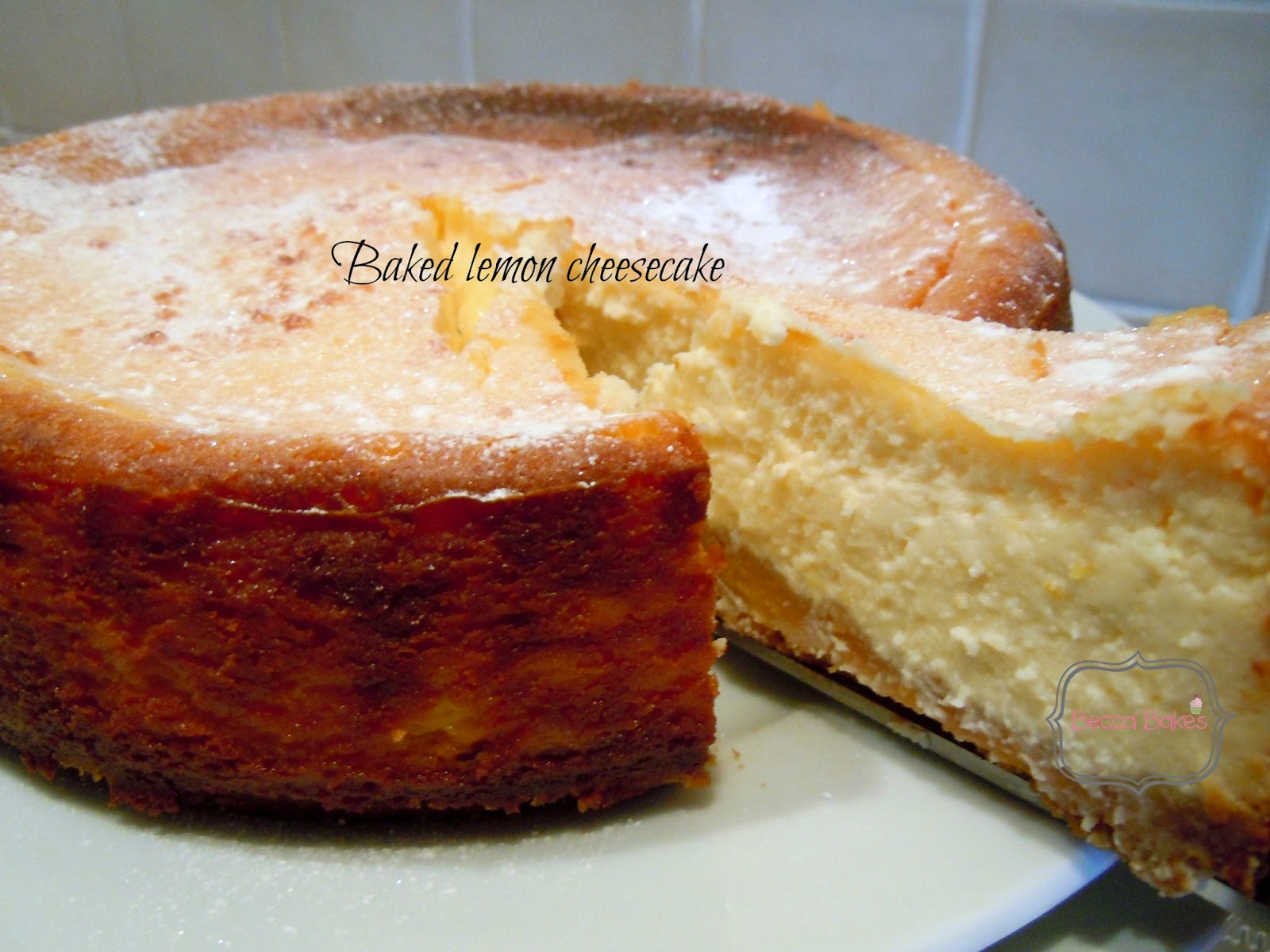 Becca Bakes Baked Lemon Cheesecake Donna Hay Style