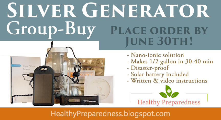 Healthy Preparedness: 2018 Silver Generator Group-Buy