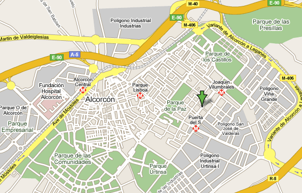 Mapa Alcorcon | Mapa