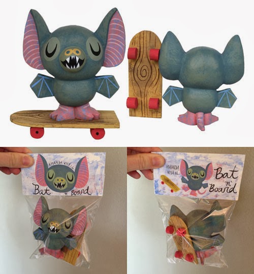 'Bat n Board' Resin Collectible from Amanda Visell
