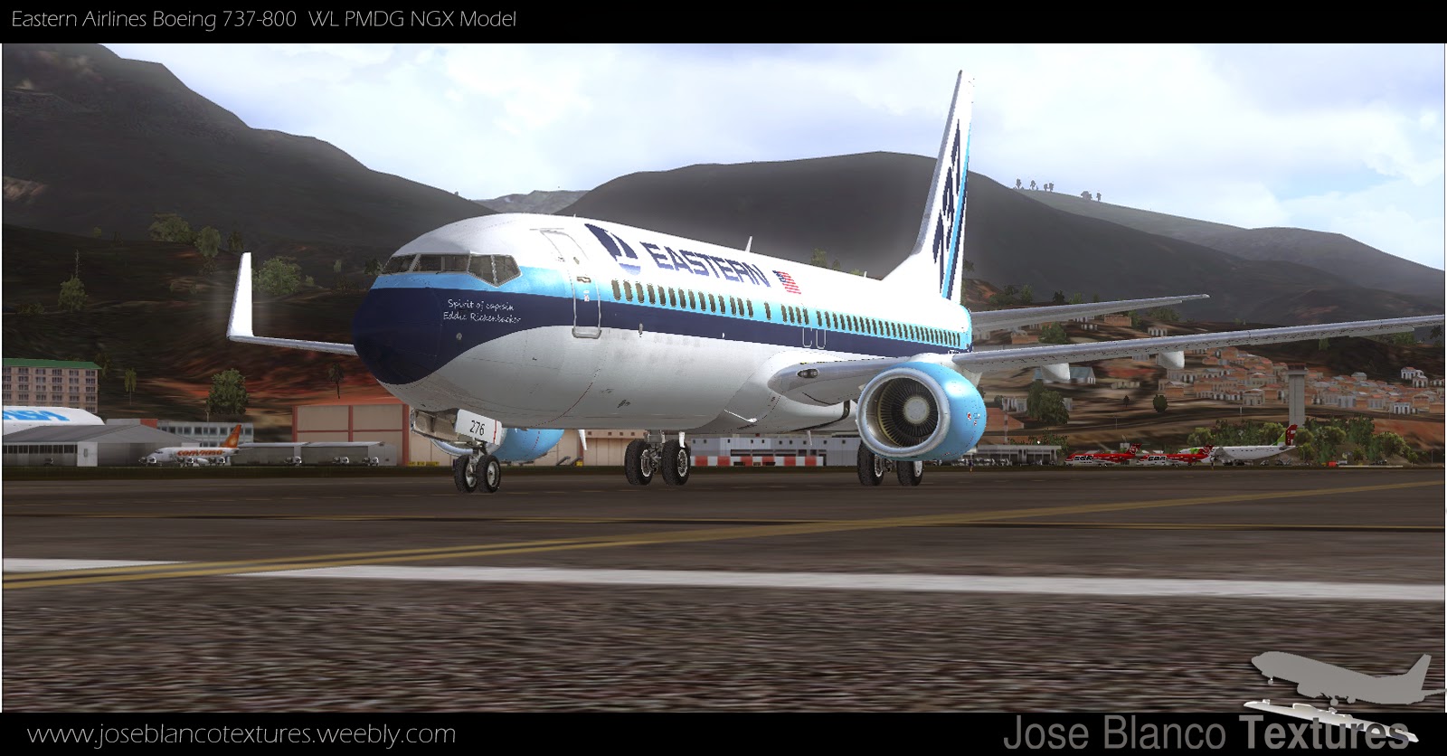 [FSX/FSX-SE/P3D] Eastern Airlines PMDG 737-800NGX WL JBT