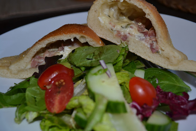 Live... Bake... Love...: Three Cheese and Prosciutto Calzone