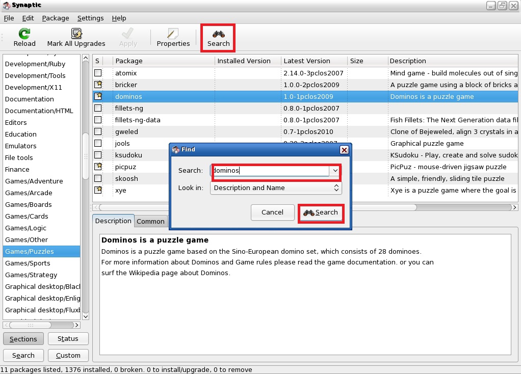 Granular Linux 1.0: Installing new Software