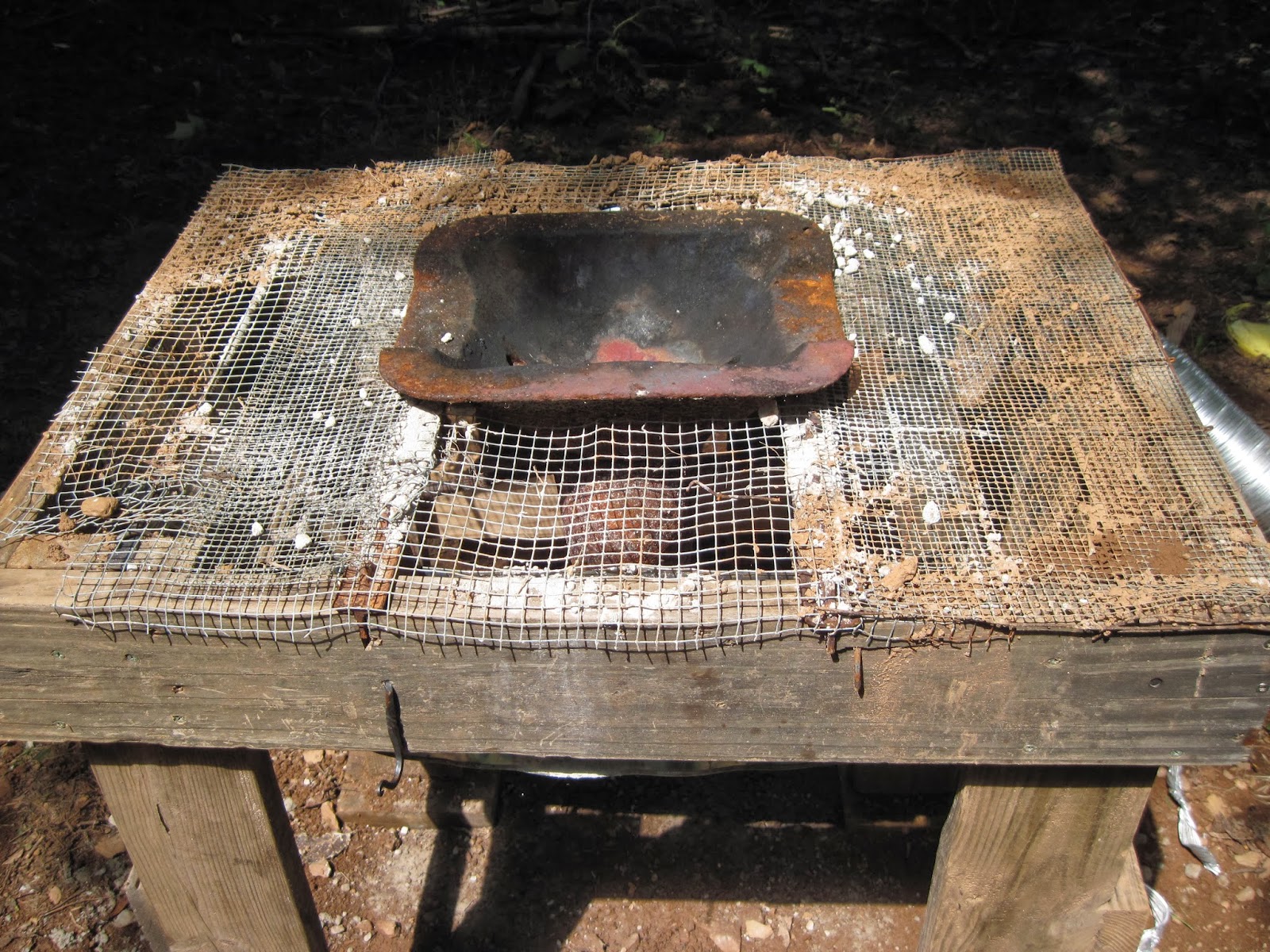 Wooden Forge *picture heavy* - Solid Fuel Forges - I Forge Iron