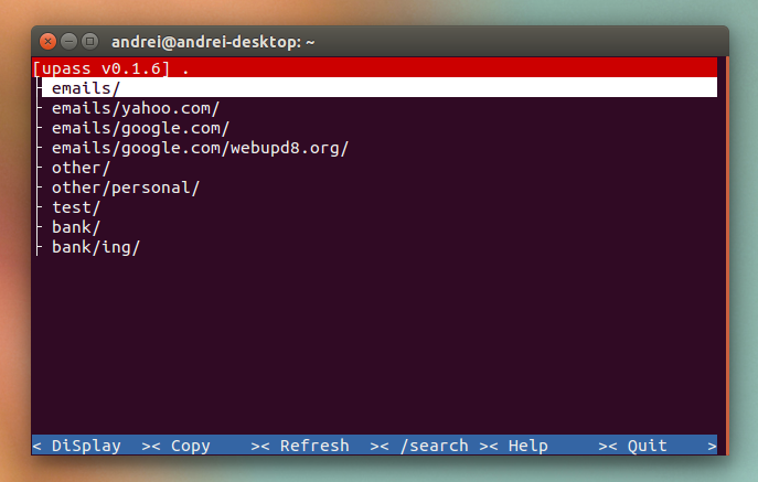 Manage Passwords From The Command Line With `Pass` ~ Web Upd8: Ubuntu ...