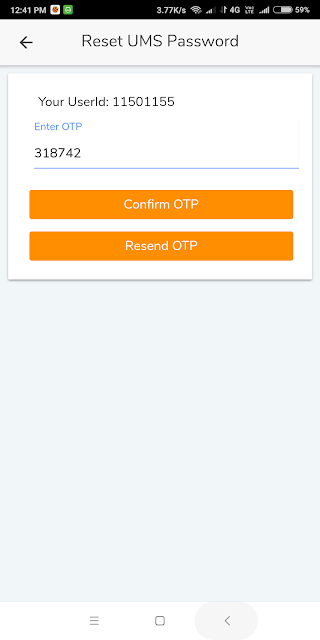 How to change ums password using lpu touch app. About LPU Touch App