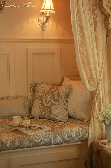 Eye For Design: Decorate With Lace For Romantic Interiors.......In Time ...