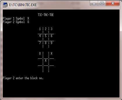 Programmers Area: TIC TAC TOE game in C language