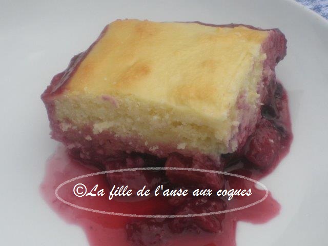 La fille de l'anse aux coques: POUDING AUX FRAISES ET AUX BLEUETS