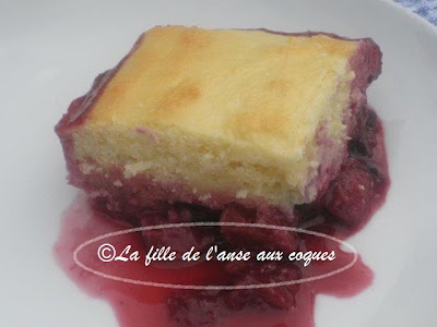 La fille de l'anse aux coques: POUDING AUX FRAISES ET AUX BLEUETS