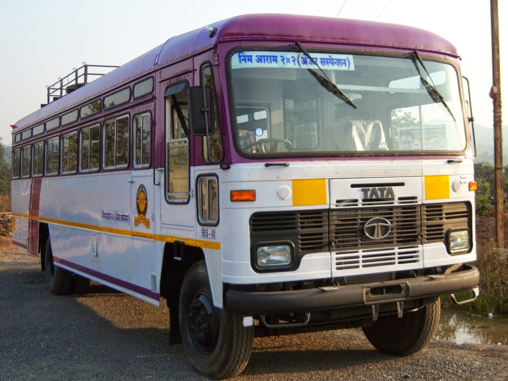 MSRTC : New Look of MSRTC Buses.