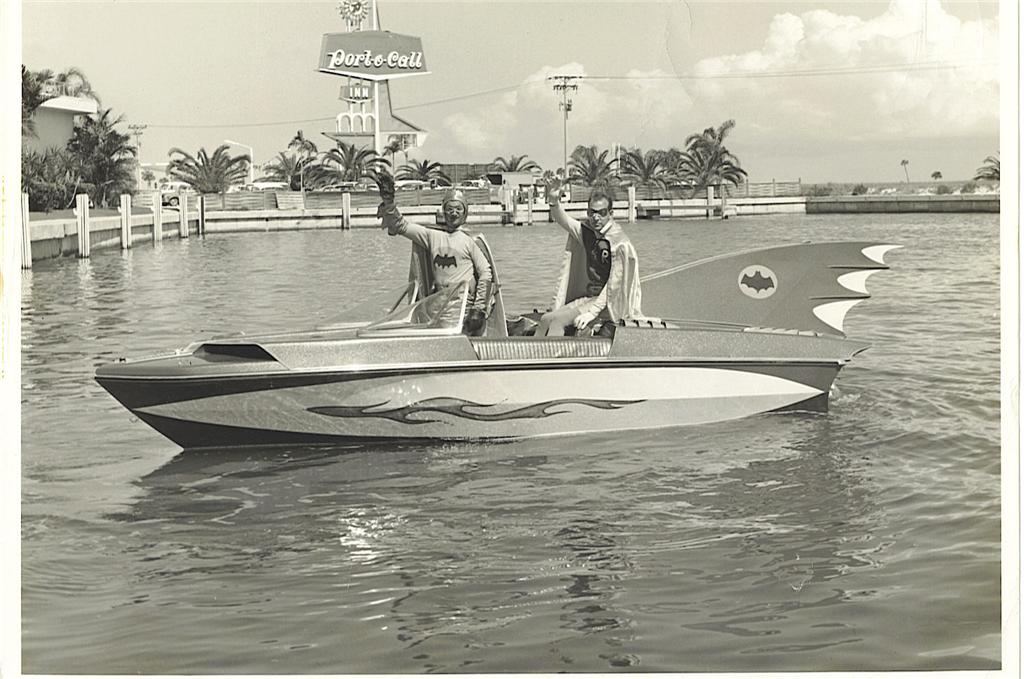 = 1966 Batman Batboat =: The Batboat made its debut 45 years ago today.
