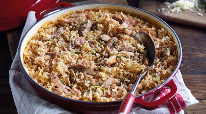 One great recipe: Oven baked chicken risotto