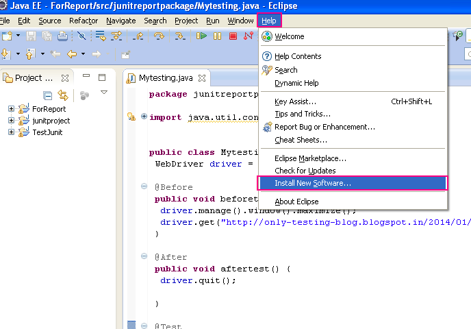 Steps Of Downloading And Installing Testng In Eclipse For WebDriver