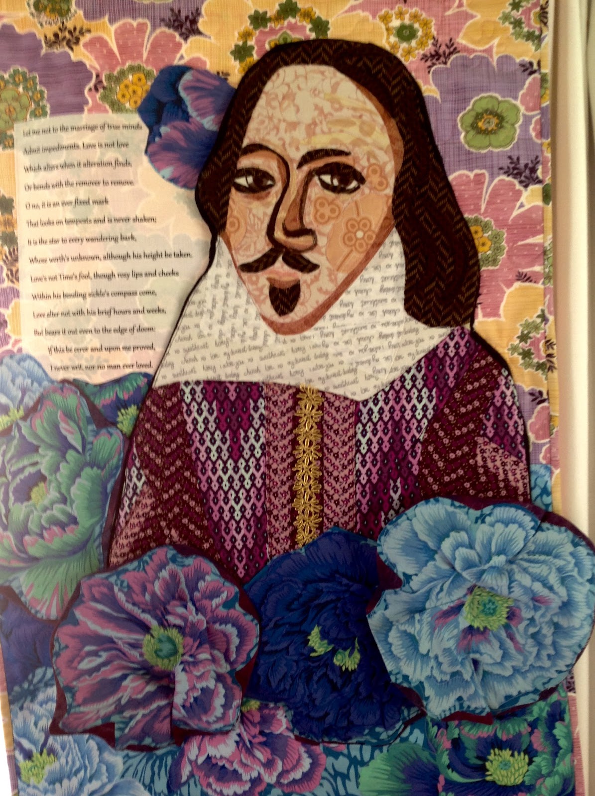The Literate Quilter: A Whimsical William Shakespeare