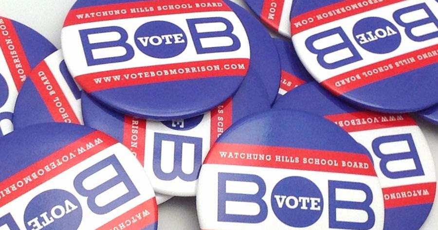 Vote for Bob - Schoolboard Election Button ~ Half Price Buttons