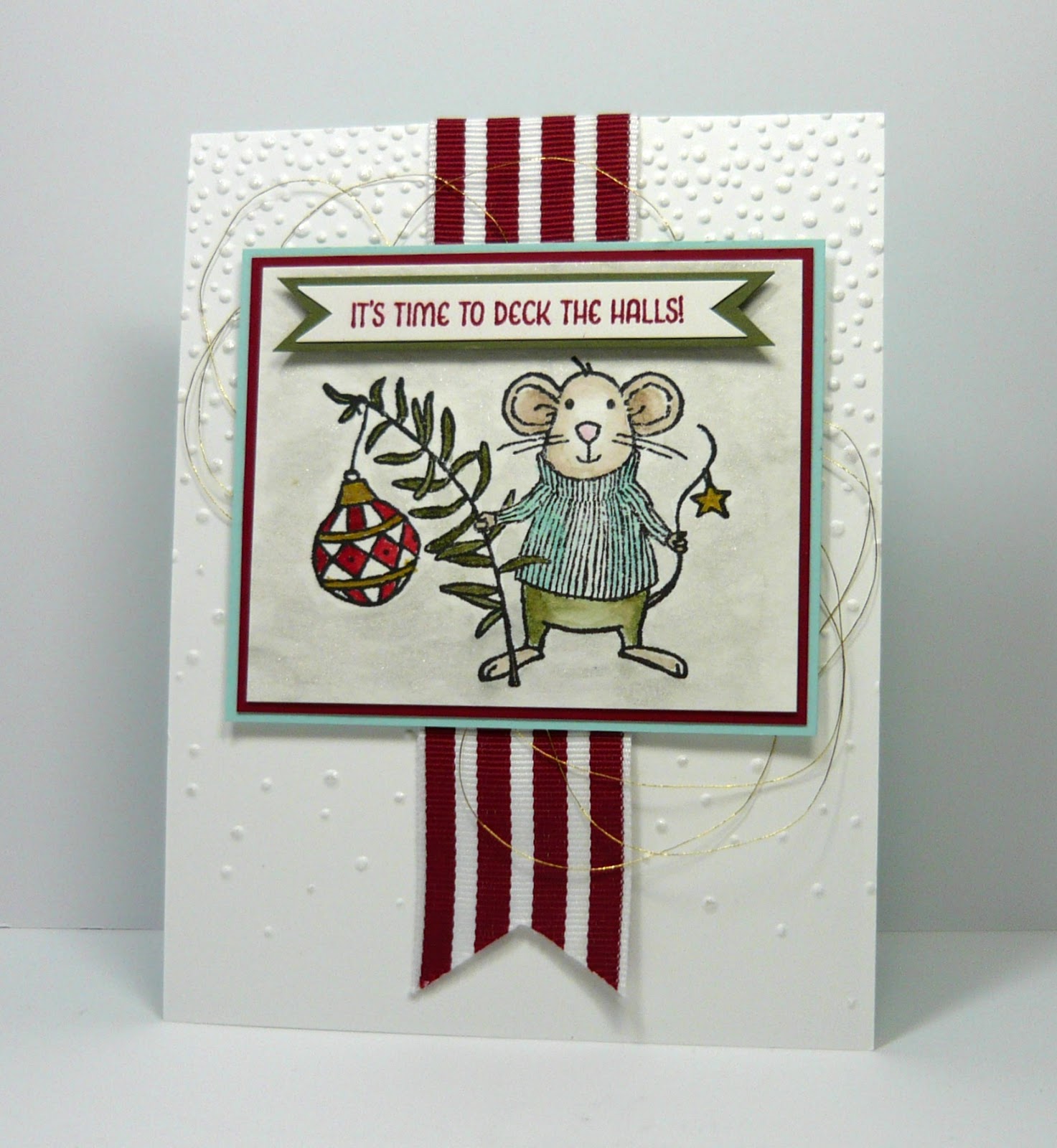 Perry Papercrafts: Merry Mice for CC596