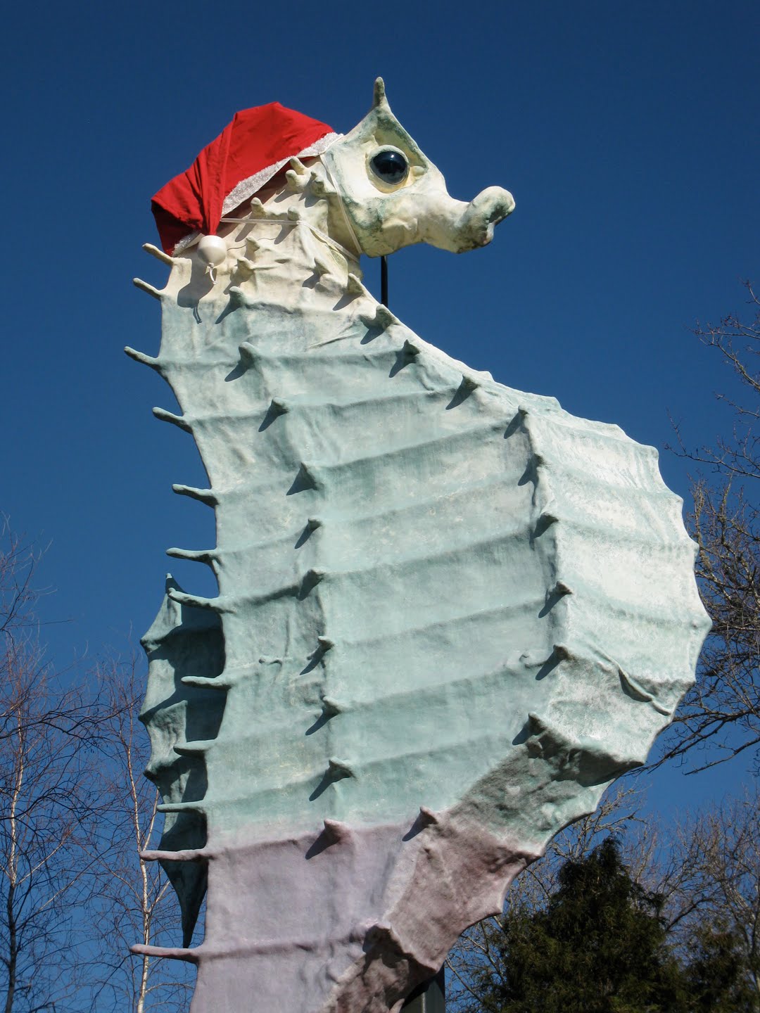 Eccentric Roadside: Salty and sweet: Salty the giant seahorse of ...