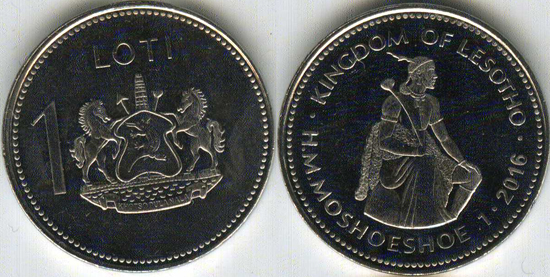 World Coin News: Lesotho 1 loti 2016 - New subtype