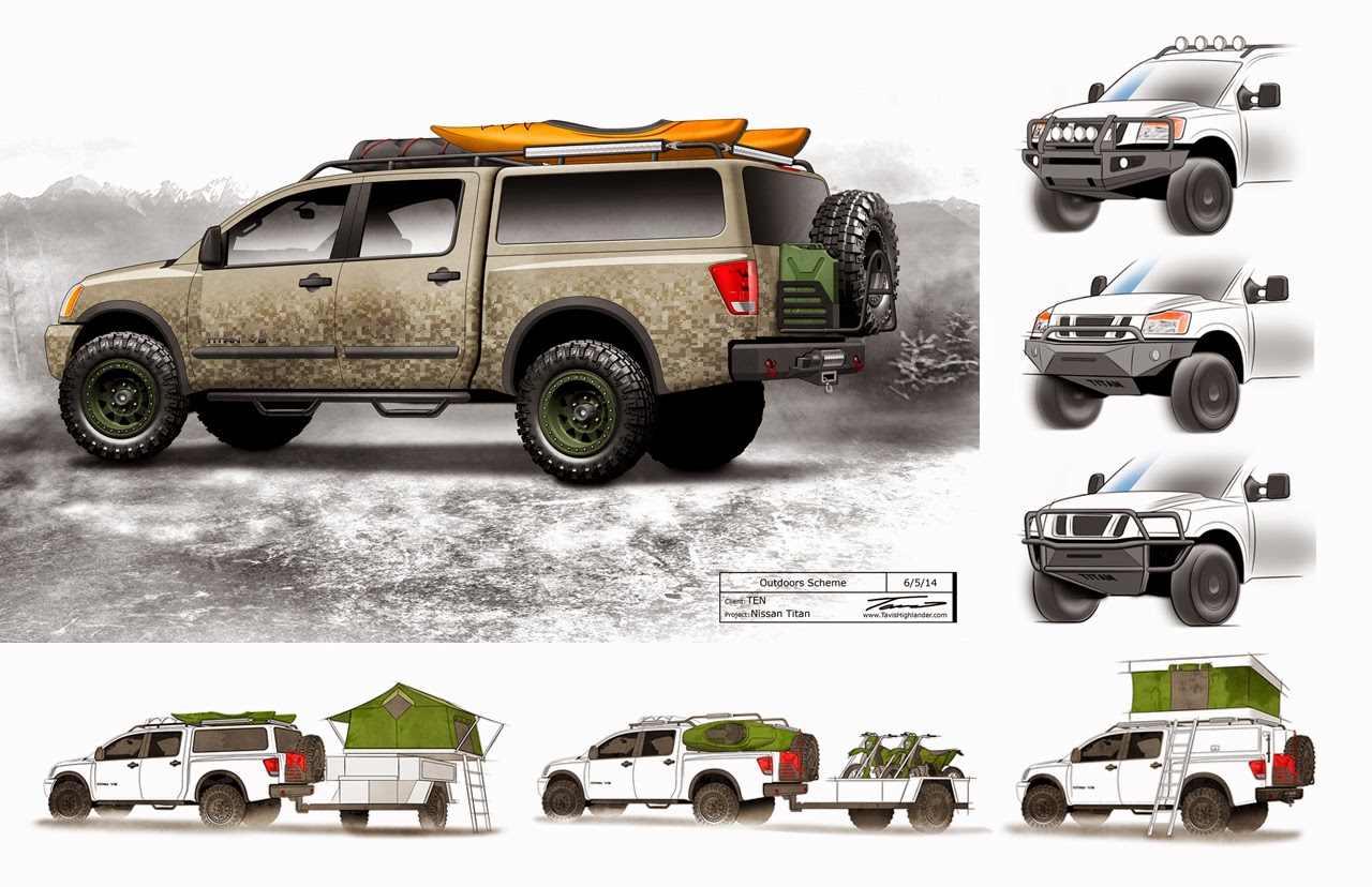 Highlander Concept Rendering: Nissan's Project Titan
