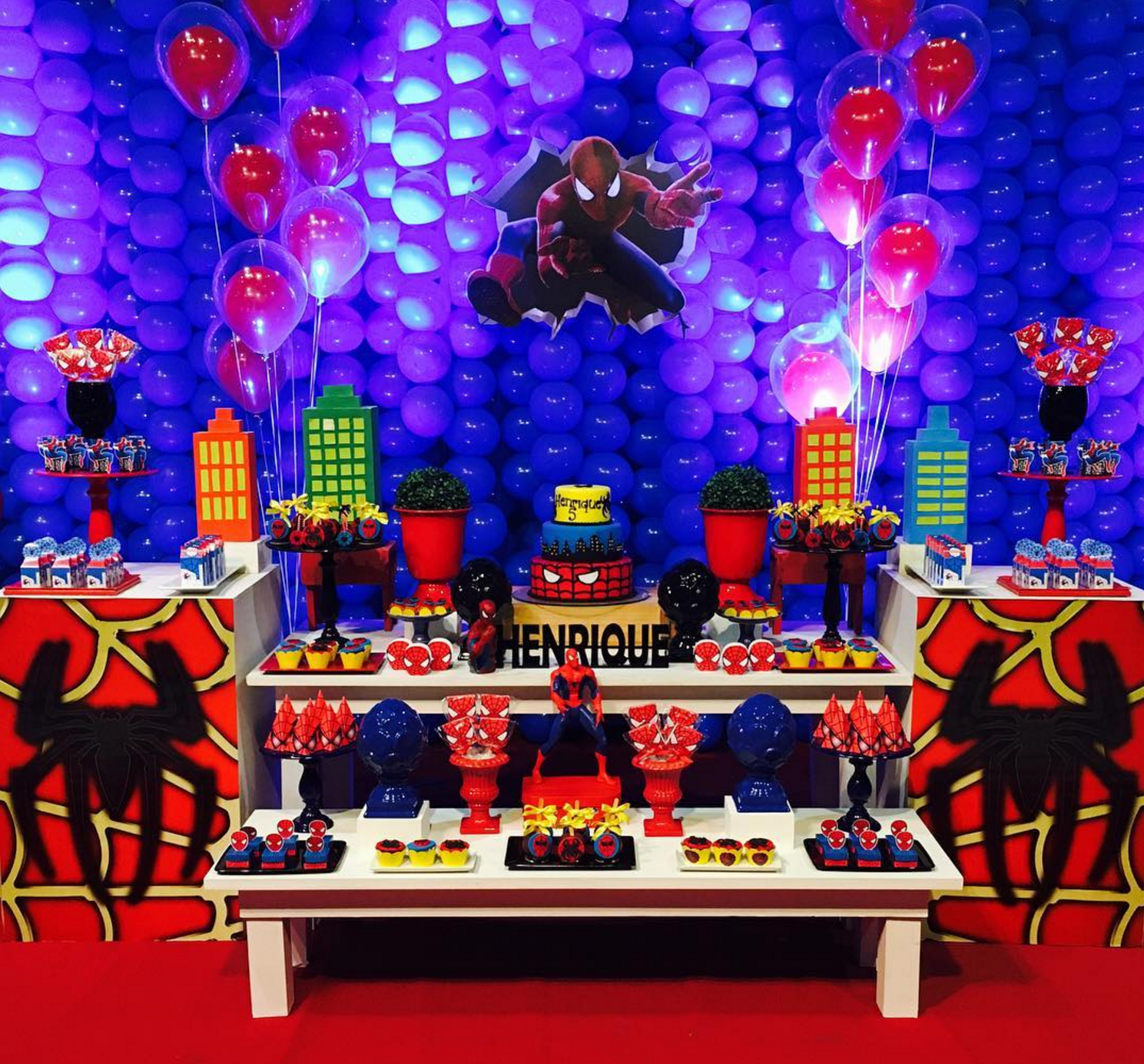 Ideas de decoración para tu fiesta de Spiderman