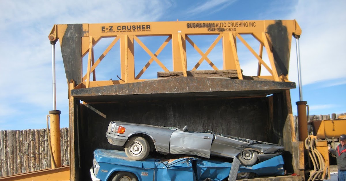 How Car Crusher Works ? ~ Cars On rOll...