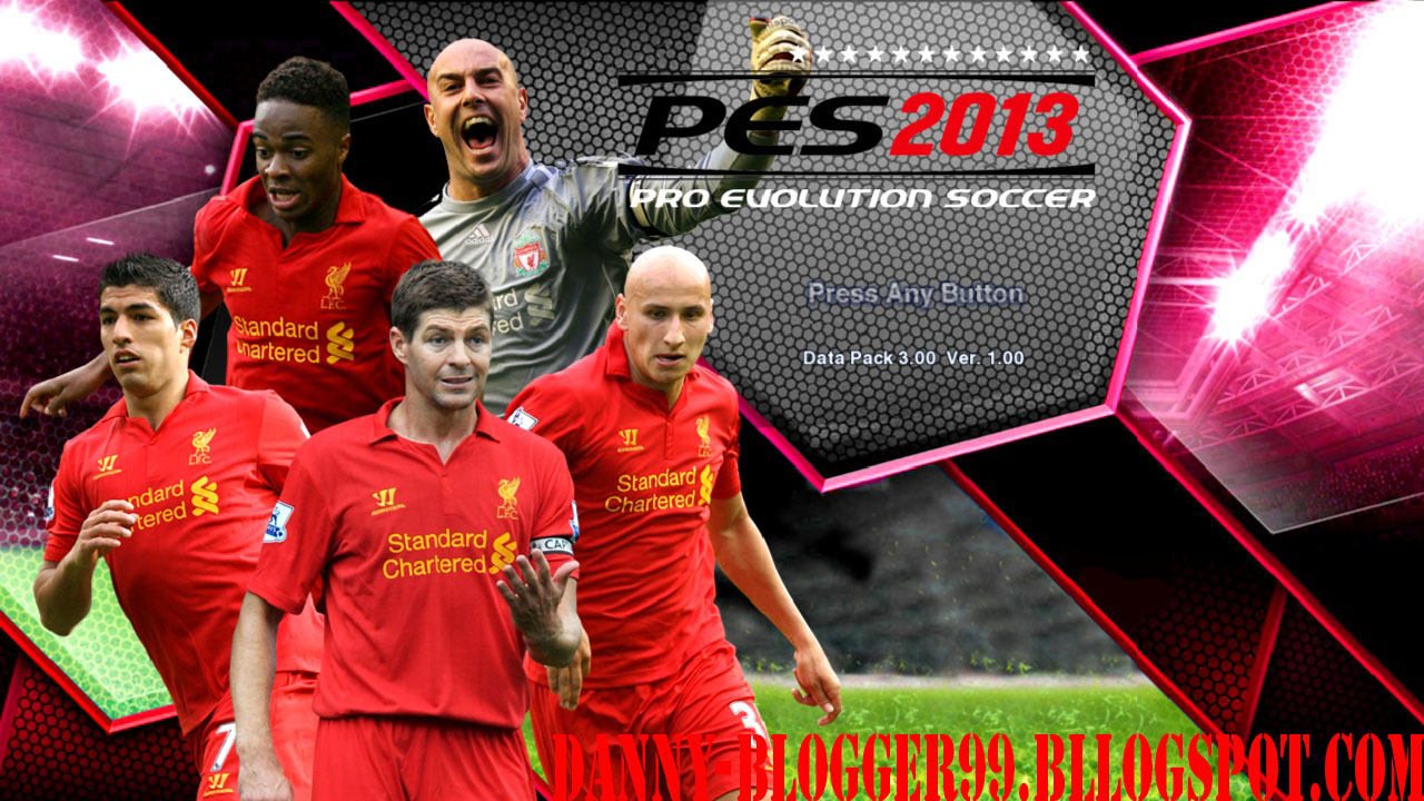 Grapich Screen Menu Pes 2013 Liverpool In Pes 2013 | Danny Blogger99