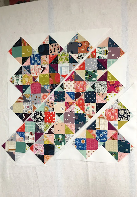 Ye Olde Sweatshop: Disappearing 9 Patch ... Diagonal Cut Tutorial (or split cut 9 patch)