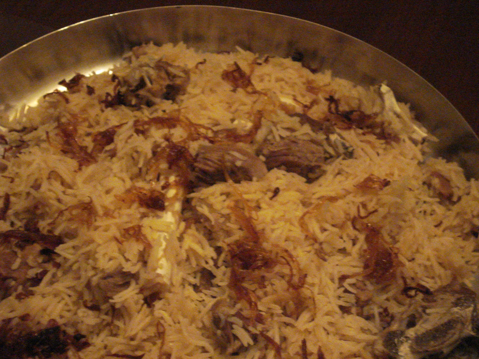 Food and Bevarage: Mutton Kachi Biryani