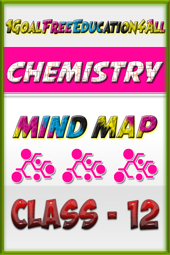 1GoalFreeEducation4All: CLASS 12 Chemistry CBSE/ NCERT MIND MAPS -2019