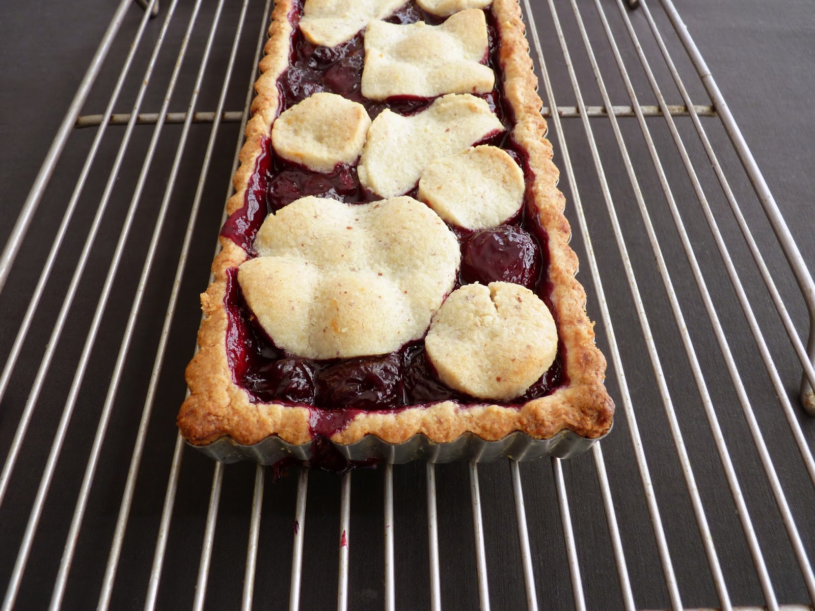 :pastry studio: Cherry Almond Sablé Tart