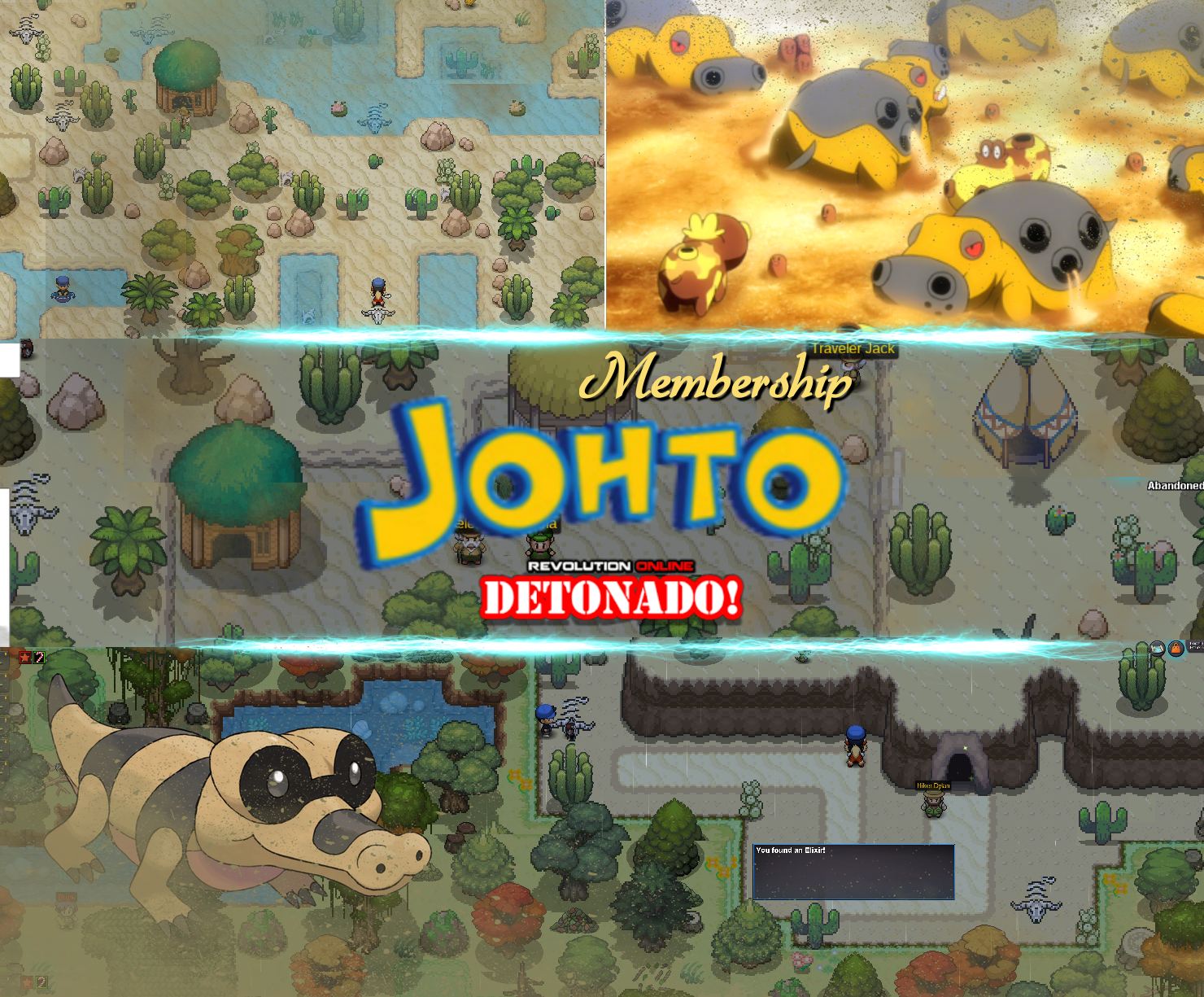 (MS) Exclusive Map Johto | PRO Detonado
