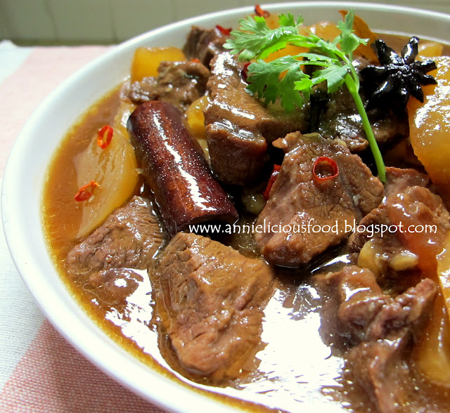 Annielicious Food: Asian Style Beef Stew with Radish