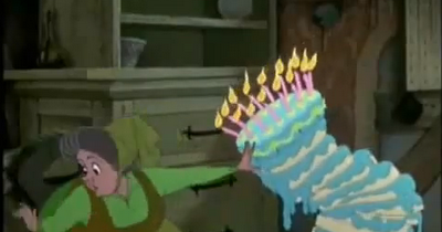 Sleeping Beauty Fauna Cake